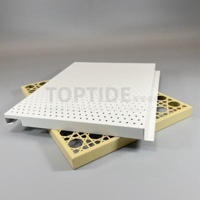 Cina Rivestimento decorativo di costruzione moderno del metallo del bordo a prova di fuoco interno del soffitto in vendita