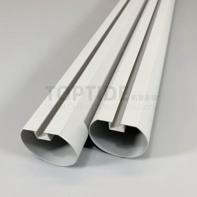 Cina Materiale dell'involucro della colonna del soffitto di goccia sospeso striscia di alluminio decorativa economica delle mattonelle del soffitto del deflettore in vendita
