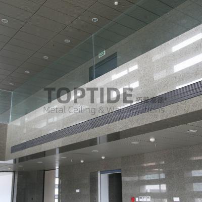 Cina Il soffitto decorativo sospeso di goccia del quadrato 600mm piastrella il metallo dell'isolamento acustico in vendita
