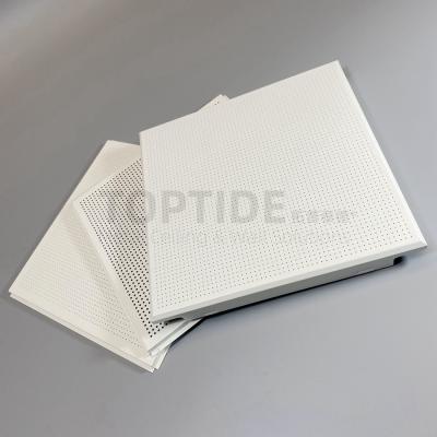 Cina Il soffitto decorativo sospeso di goccia del quadrato 600mm piastrella il metallo dell'isolamento acustico in vendita