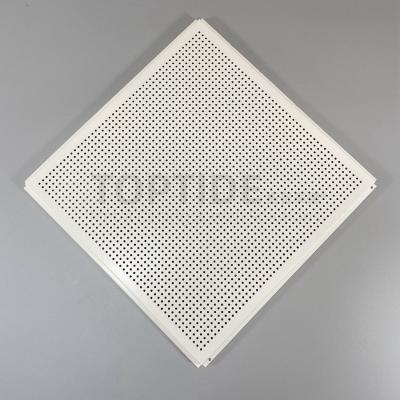 Cina Il soffitto decorativo sospeso di goccia del quadrato 600mm piastrella il metallo dell'isolamento acustico in vendita