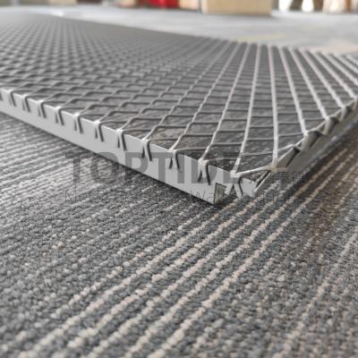 Cina cavo Mesh Metal False Decoration di Mesh Ceiling Panel Suspended Welded del metallo di 600x1200mm in vendita
