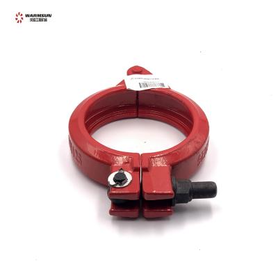 China 11936886 L125ABCW46D.3.1.10 DN125 Forged Concrete Pump Pipe Clamp for SANY Spare Parts for sale