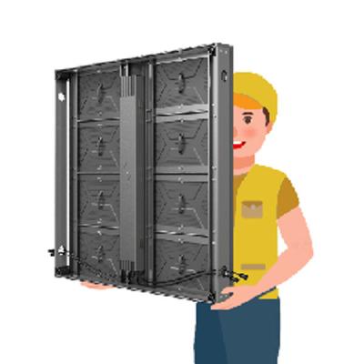 Chine Écran fixe extérieur polychrome P4.8 personnalisable IP65 d'affichage à LED de SMD à vendre