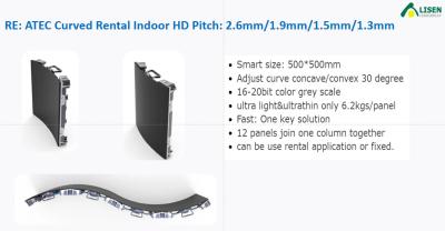 中国 SMD1515 HDレンタル LEDディスプレイ P1.9 P2.6mm 500mm X 500mm キャビネット 販売のため