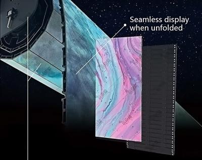 China Flexible LED Roll-Up Display P1.5, Space-Saving Design Conference Rooms Meeting Rooms for sale