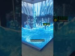 128×128 cabinet resolution led floor screen with 16 bit color processing technology