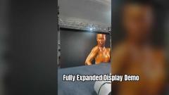 Roll-Up LED Display | Fully Expanded Display Demo | Flexible LED Screen by AlisenLED