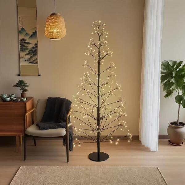 Quality Simulated wire Christmas tree - suitable for holiday home decoration. Copper wire LED tree lights of various heights for Christmas parties. for sale