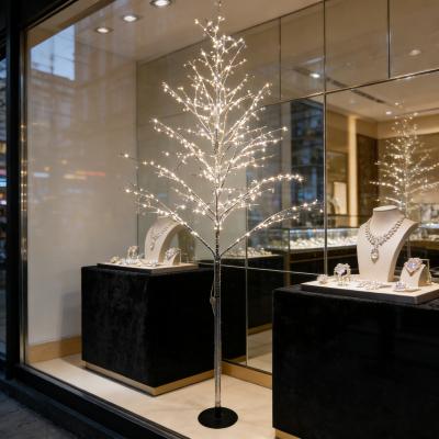 China 1.2m Tree-shaped LED Decorative Lights, 432 Warm White LEDs & 230 Clear Decorative Beads, 12V 9W, Eco-friendly Energy-saving, Suitable for Luxury Hotel/Home/Commercial Use, MOQ 500 Pcs for sale