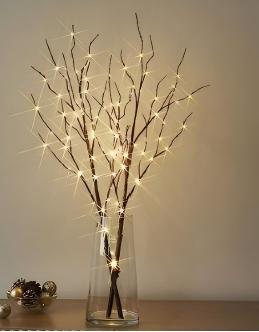 Quality The luminous birch tree table lamp / floor lamp / copper wire tree lamp - essential items for creating a festive home and entertainment atmosphere during the New Year for sale