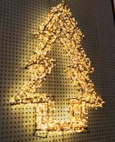Quality LED lighted ironwork pentagram-shaped lamp for outdoor light show, commercial for sale
