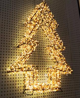 China LED lighted ironwork pentagram-shaped lamp for outdoor light show, commercial display, landscape decoration, Christmas ornaments, decorative items for sale