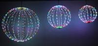 Quality Christmas foldable ball lights, LED illuminated spherical lights, outdoor for sale