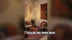 Warm Gold LED Tree Light Elegant Home Decor