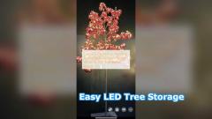LED Christmas Tree Easy Storage Warm White Lights
