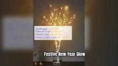 Festive Birch Tree Lamp New Year Decor