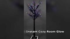6ft LED Birch Tree Light Cozy Home Decor