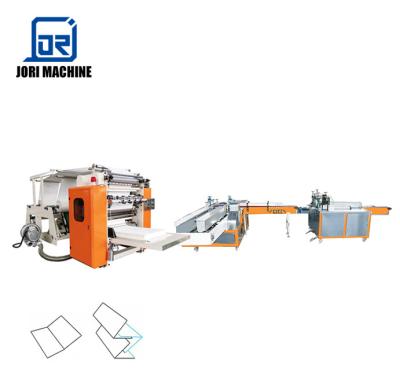 China Box Packing Style Facial Tissue Paper Folding Machine With Single Packing Style for sale