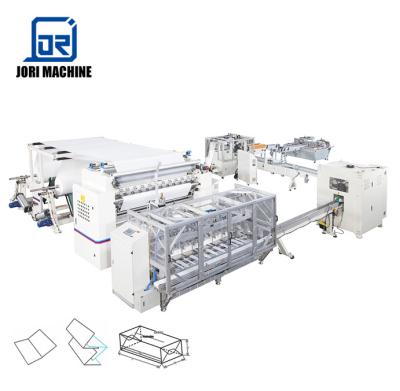 China facial tissue paper product making and manufacturing machinery for sale