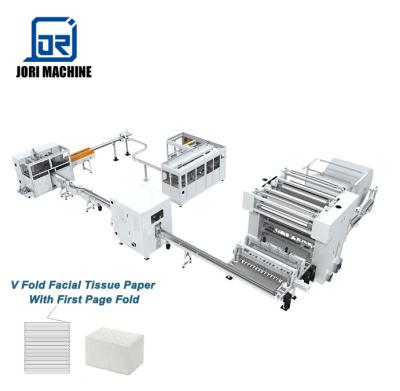 China With Automatic Transfer Facial Tissue Paper Making And Folding Machinery For Sale for sale
