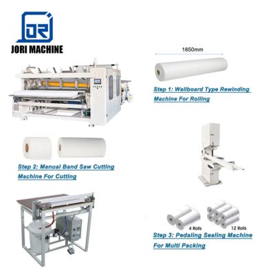 China High Technology Toilet Tissue Paper Making Machine Production Line Price For Sale for sale