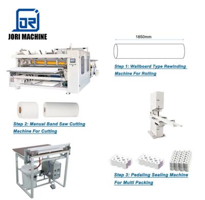 China New Type Toilet Paper Roll Making And Wrapping Machinery For Sell for sale