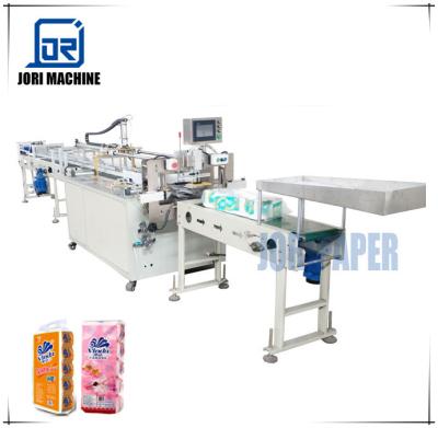 China Automatic Multi Toilet Paper Jumbo Roll Packing Production Line for sale