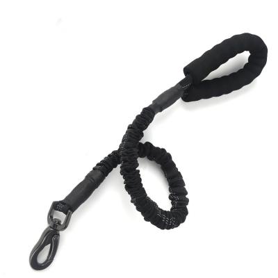 China Strong Reflective Threads Extendable Dog Lead Comfortable Neoprene Handle Upgraded Alloy Buckle Shock Absorbing Training Leash for sale