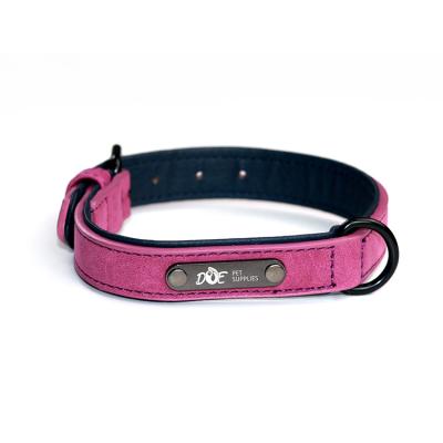 China New Fashion Wholesale 2 Inch Wide Leather Dog Collars In Bulk Buy Pet Accessories for sale
