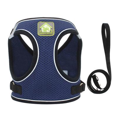 China Breathable Pet Vest Cute Dog Harness And Leash Set For Customisation Best Selling Products 2020 In Usa Amazon for sale