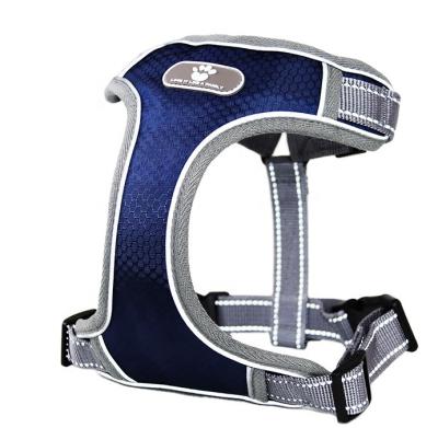 China New Design Breathable No Pull Chest Easy Walk Dog Harness for Big Dog for sale