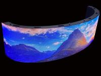 China Flexible LED Display Panel with 1.25mm Pixel Pitch 600cd/m² Brightness and Front Maintenance for sale