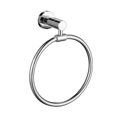 China Unique Polished Chrome Towel Rack Ring Manufacturers Modern Bathroom Accessories for sale