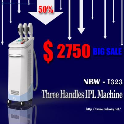 China Newly-designed IPL Beauty Device 1800w White version 62*67*120cm for sale
