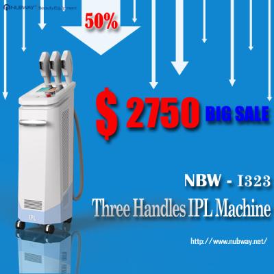 China Meticulously-designed IPL beauty Apparatus 1800w White version 62*67*120cm for sale