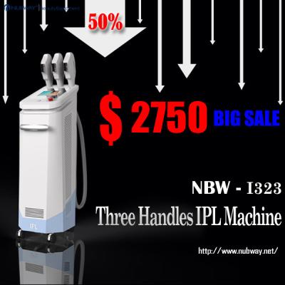 China Meticulously-designed IPL beauty Equipment 1800w White version 62*67*120cm for sale