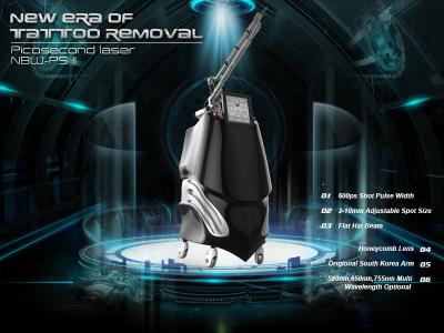 China 600ps Equal Cynosure Pico Sure Pico Second Laser Tattoo Removal Machine for sale