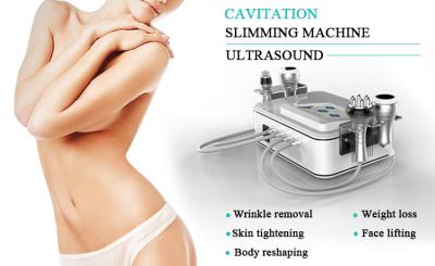 China 40k Multipolar RF Beauty Ultrasonic Body Slimming Machine For Dissolve The Fatness for sale