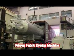 high productivity woven fabric dyeing machine water saving with automated control
