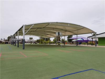 Cina Struttura d'acciaio dell'ombra membrana permanente della costruzione della grande per il campo da pallacanestro dei piedi 130x200 in vendita