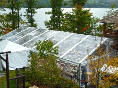 Cina Tenda trasparente all'aperto di lusso di nozze del PVC, tenda di evento di nozze di Windows per 300 sedili in vendita