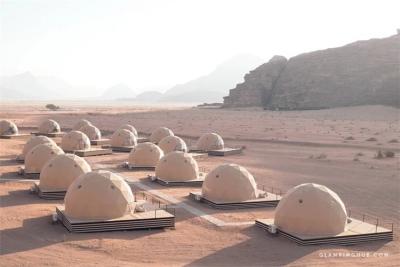 Cina Il campo di lusso della tenda della cupola di Glamping della località di soggiorno copre con una cupola la stalla della Giordania del rum dei wadi dell'hotel in vendita