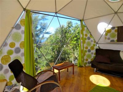Cina copertura di PVC geodetica degli hotel della tenda della cupola di 7m Glamping con la funzione degli isolamenti in vendita