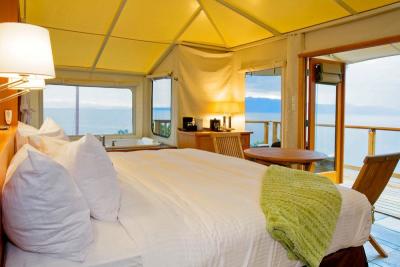 China Hotel-Häuschen-Luxus-Resort-Zelte, Widerstand der Glamping-Hotel-Zelt-hohen Temperatur zu verkaufen