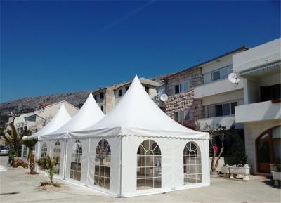 Cina Il livello disponibile di dimensione differente della tenda della festa nuziale della pagoda del PVC rinforza l'alluminio in vendita