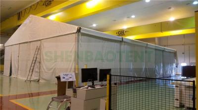 Cina Tenda temporanea del garage delle tele cerate resistenti al fuoco del PVC, industriale temporaneo dell'annuncio pubblicitario della struttura della tenda in vendita