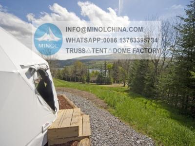 Cina Aspetti per spedire l'inverno di lusso della cupola geodetica della cupola di Glamping da vendere in vendita
