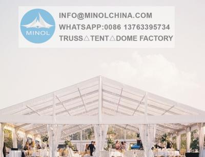 Cina Resistenza UV del PVC di 1000 persone della tenda all'aperto bianca di banchetto in vendita