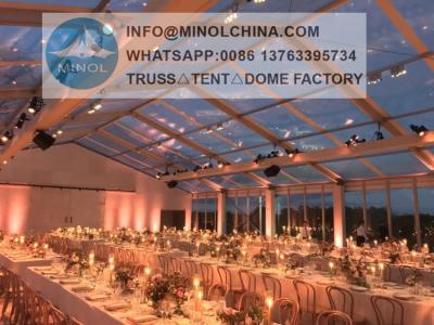 Cina La tenda all'aperto ricoperta m2 di ricezione del PVC 10kg/Sqm rende incombustibile in vendita